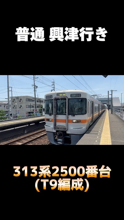 JR東海313系2500番台 T9編成 普通 興津行き #shorts #jr東海 #313系 #313系2500番台 #東海道線 #東海道線静岡地区 - YouTube