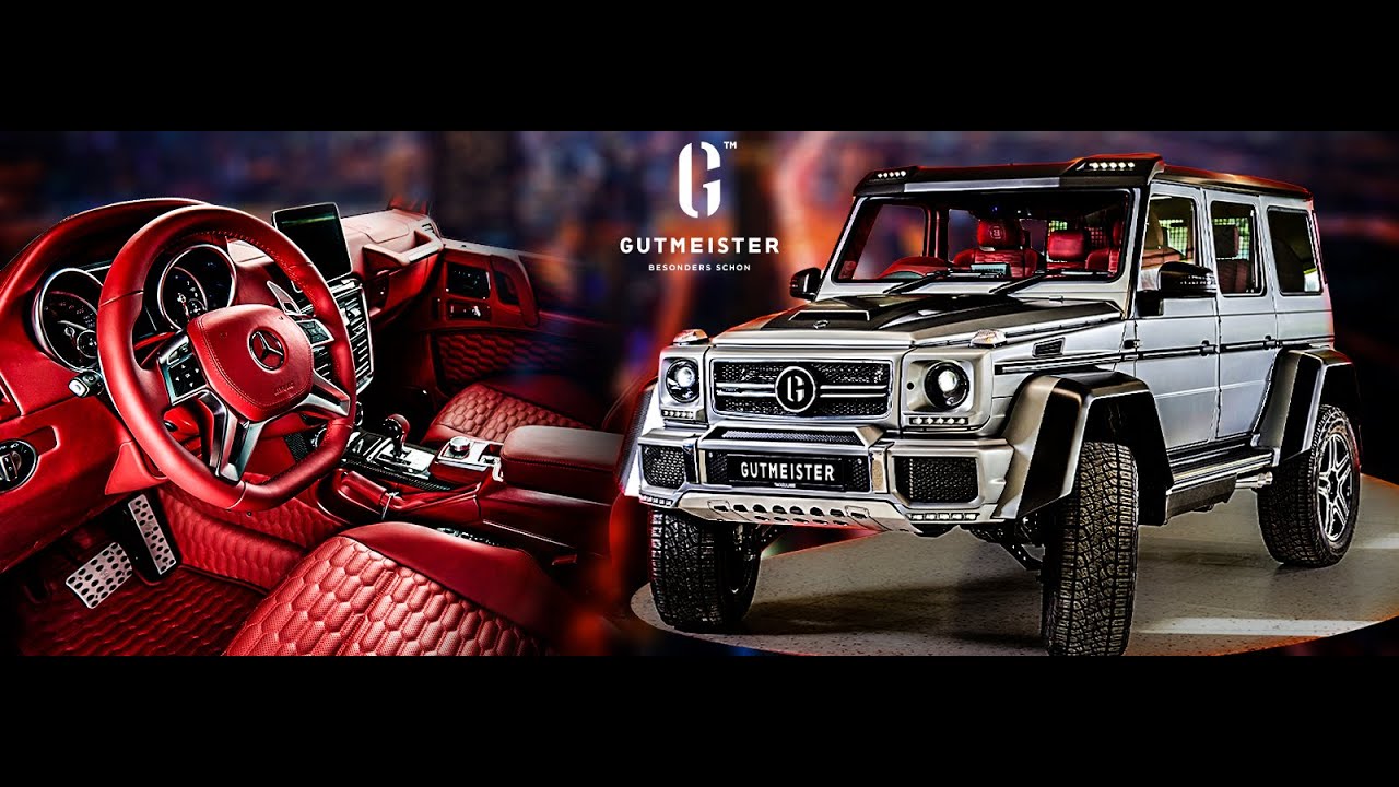 Mercedes G500 4x4 luxury red. | Gutmeister - YouTube