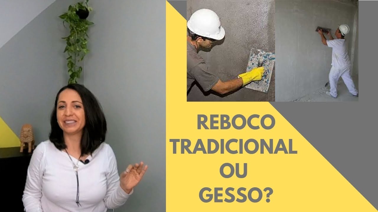 Reboco Tradicional X Reboco de Gesso | Jaqueline Siebert - YouTube