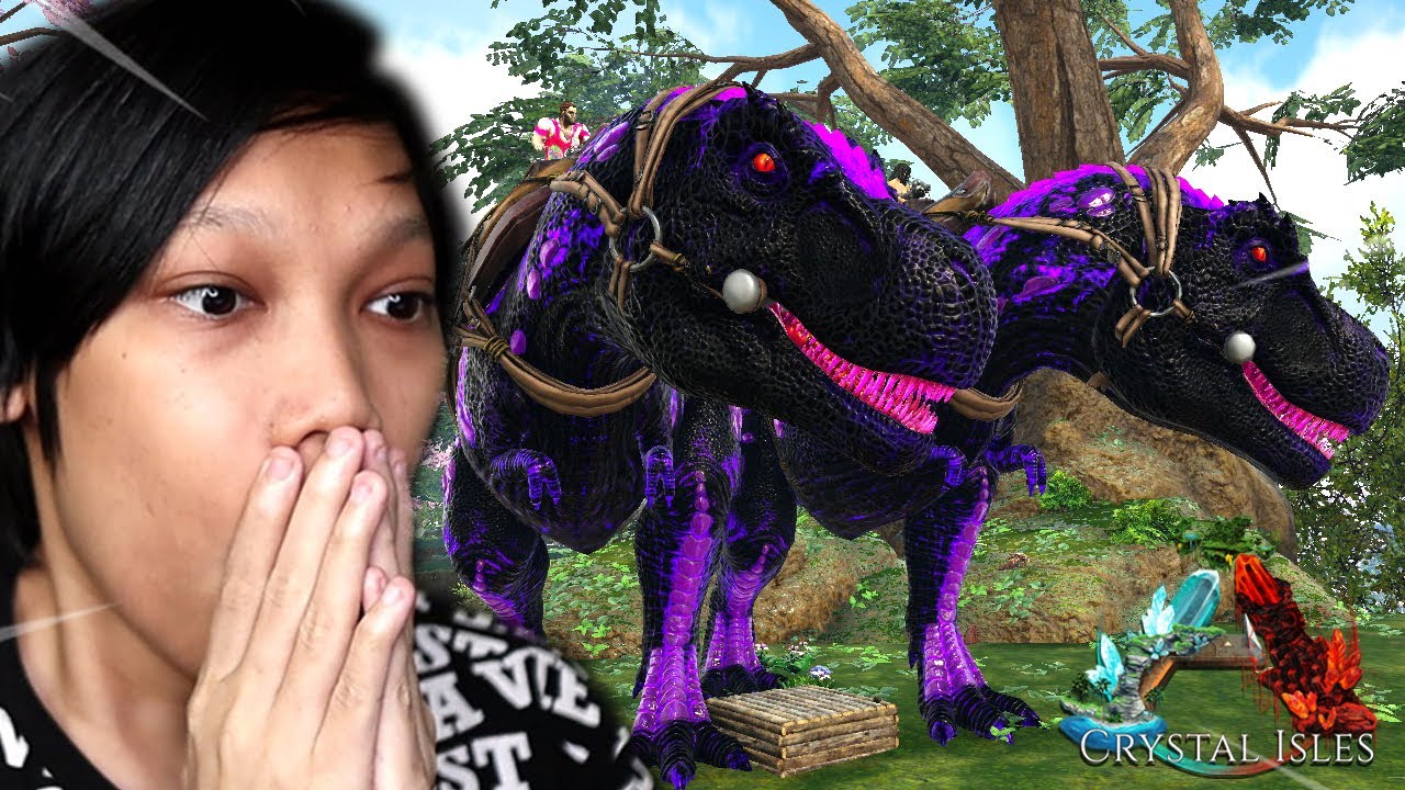 TAMING! RAIDING! EVOLUTION! GILAK! ARK CRYSTAL ISLES #6 - YouTube