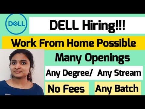 DELL Freshers Recruitment| Many Openings| Any Graduate Can apply| No ...