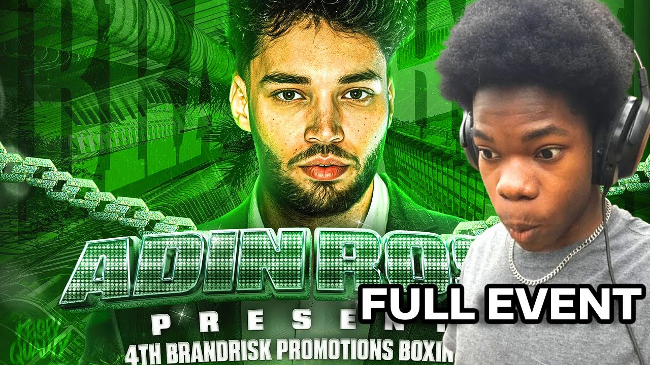 Kaz Reacts To ADIN ROSS BOXING EVENT BRANDRISK 4 (FULL EVENT) - YouTube