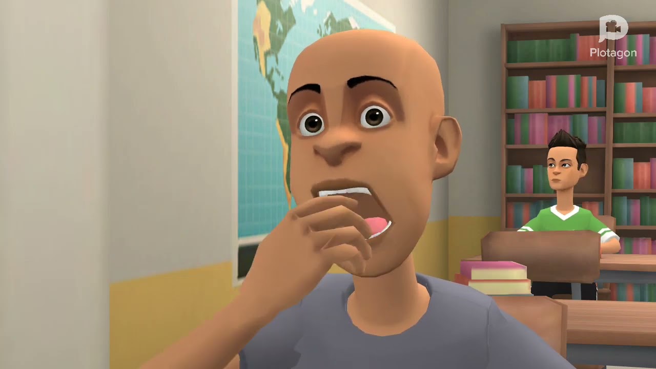 Classic caillou gets held back/grounded - YouTube