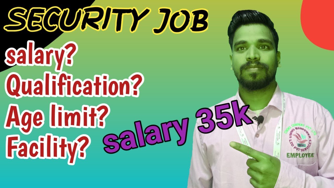 Security guard vacancy || Security supervisor job || Best Security job ...