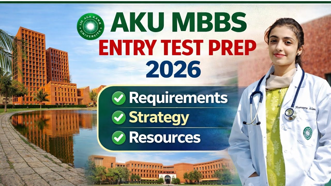 Aga khan university ( AKU) MBBS Prep 2026 |Strategy | Resources ...