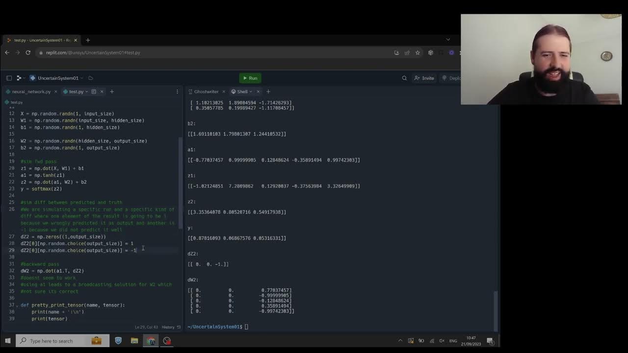 GPT from Scratch p.32 | small example, big questions | AI | 2023 - YouTube