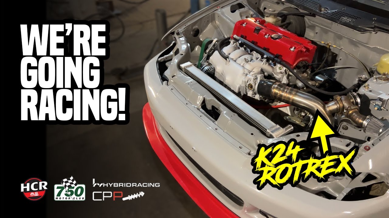 RACING our SUPERCHARGED K24 Civic! - 750MC Roadsports - Vlog 001 - YouTube