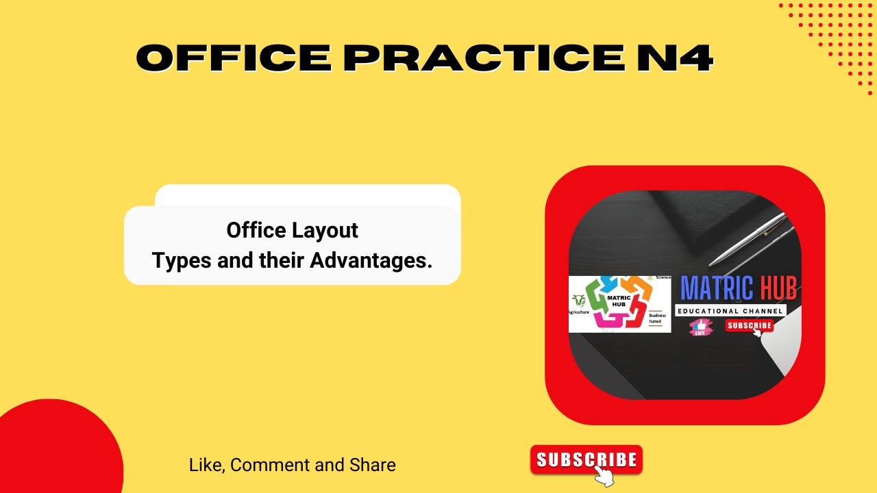 Office Practice N4 Office layout. - YouTube