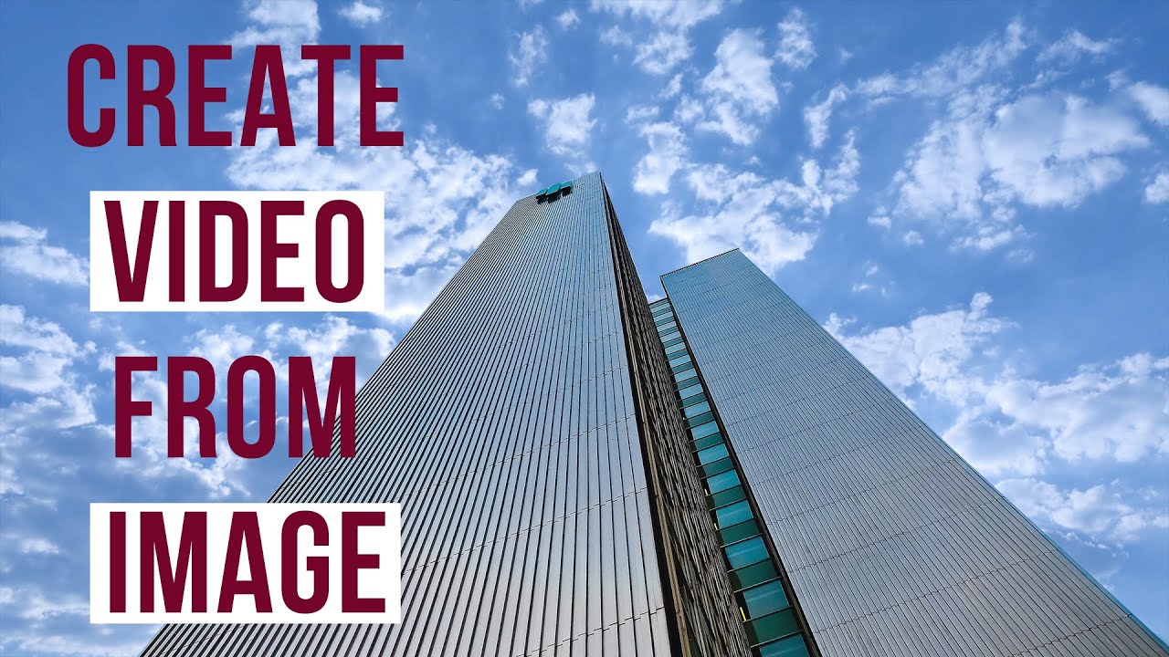 How to Convert Image into Video | Still Image into Live Video - YouTube