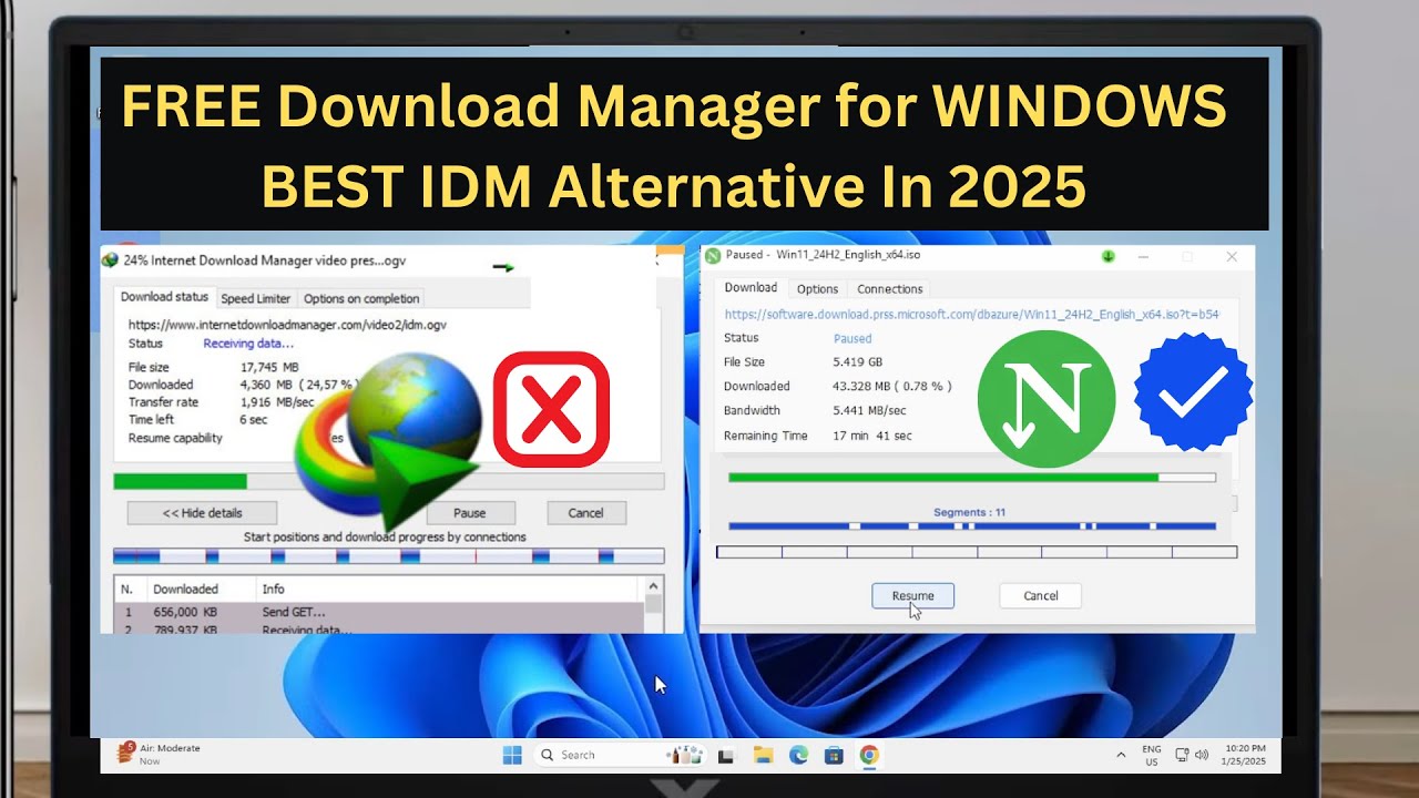 FREE Download Manager for WINDOWS BEST IDM Alternative In 2025 - YouTube
