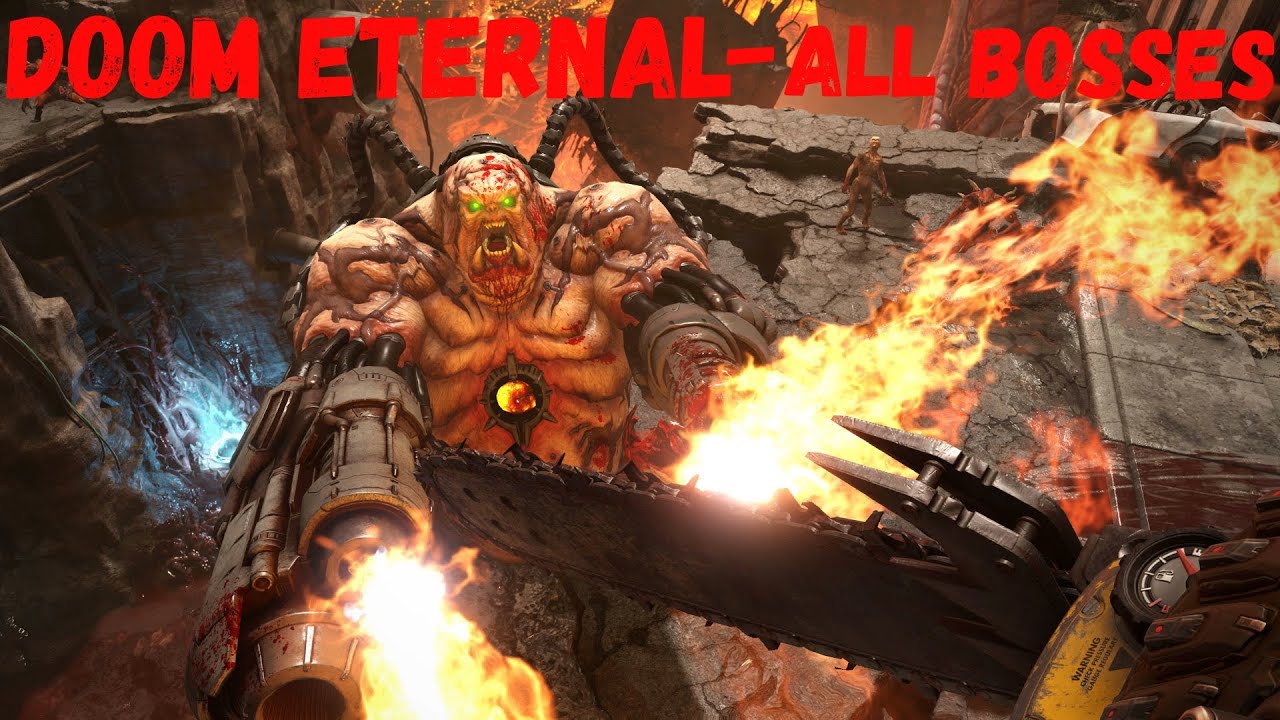 DOOM Eternal - All Bosses | DOOM 2020 | doom eternal review | doom ...