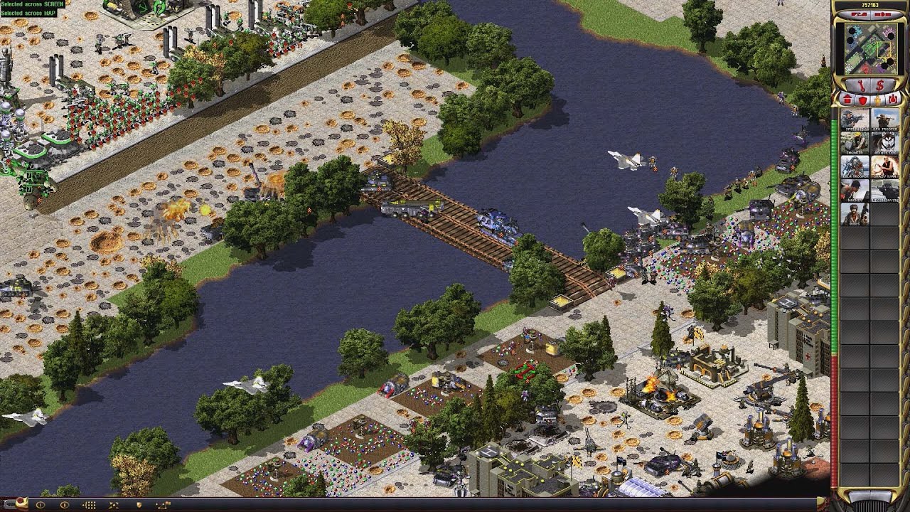 EP.580 : Red Alert 2 : New Map 26 (Island Middle) 1-7 Modern Warfare ...