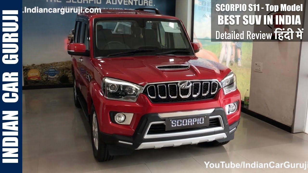 Mahindra Scorpio 2018 S11 Top Model Detailed Review | Scorpio S11 ...