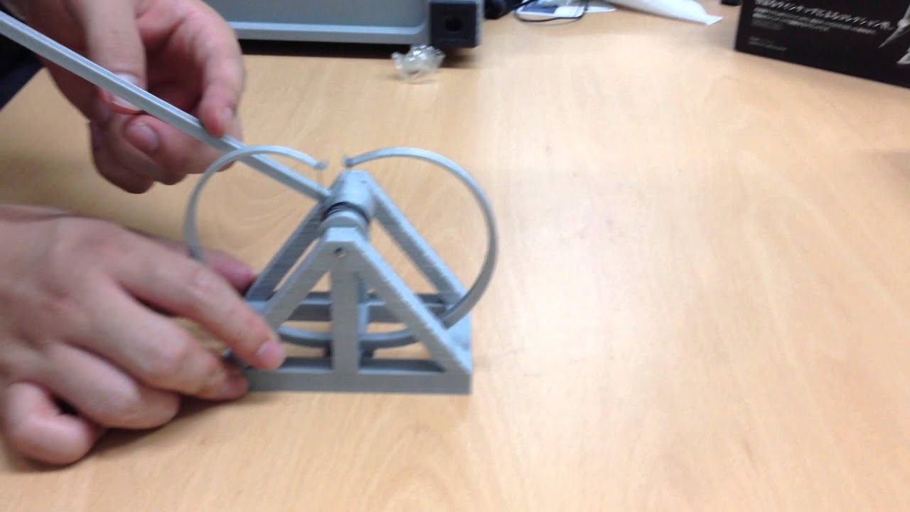 3D Printed da Vinci Style Catapult - YouTube