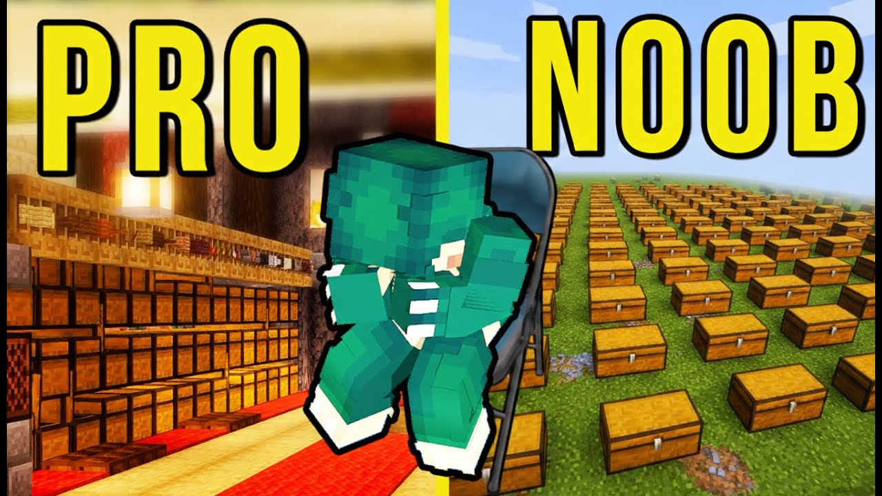 My Minecraft storage sucks (here's how I fixed it) - YouTube