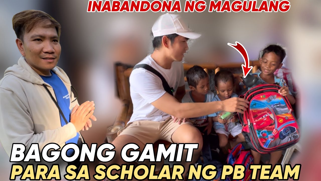 PB TEAM SCHOLAR BINILHAN NG MGA GAMIT SA SCHOOL MGA BATANG INABANDONA ...