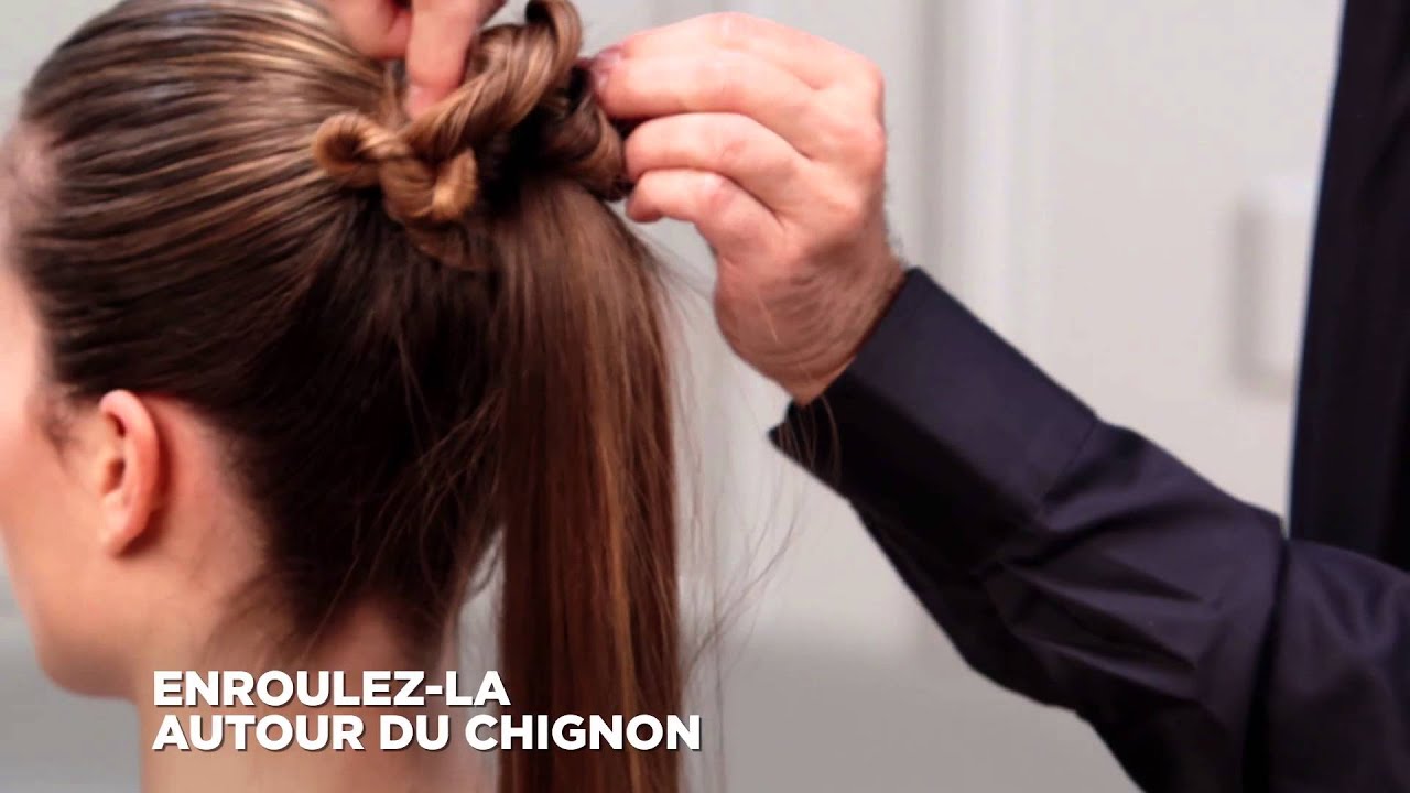 Chignon de danseuse torsadé avec Stéphane Lancien - YouTube