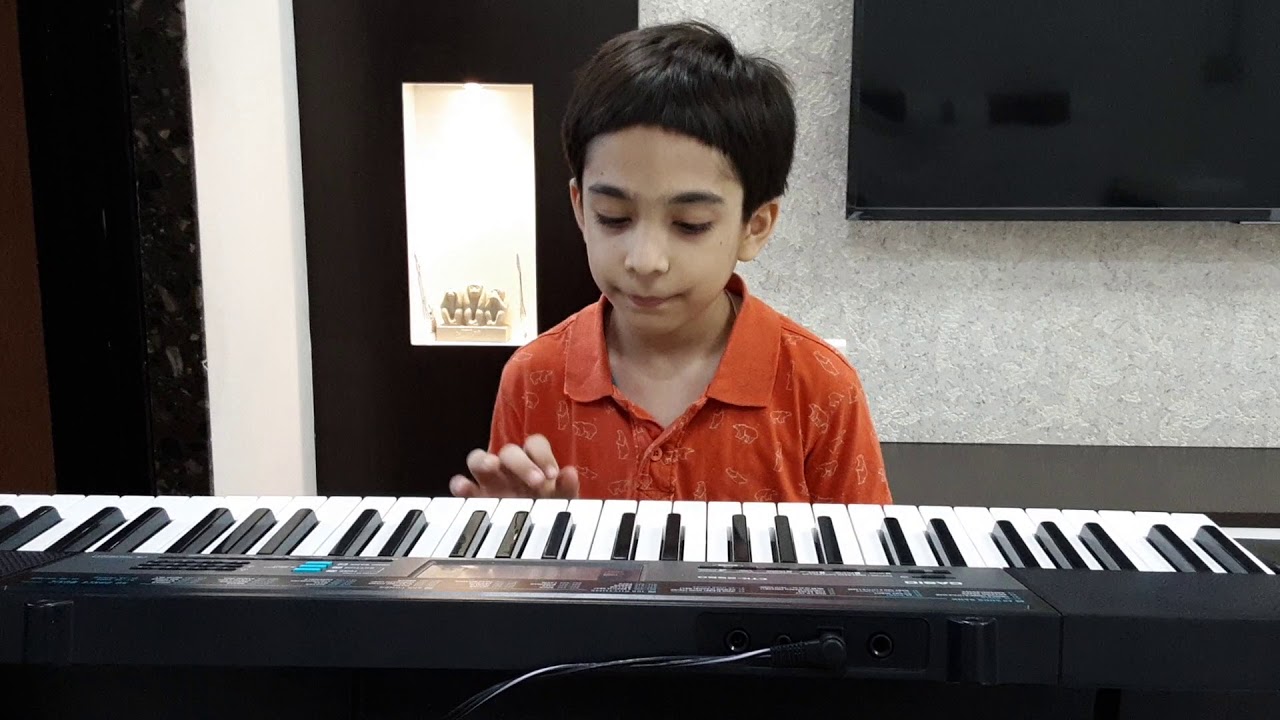 Ekaansh playing piano 3 - YouTube