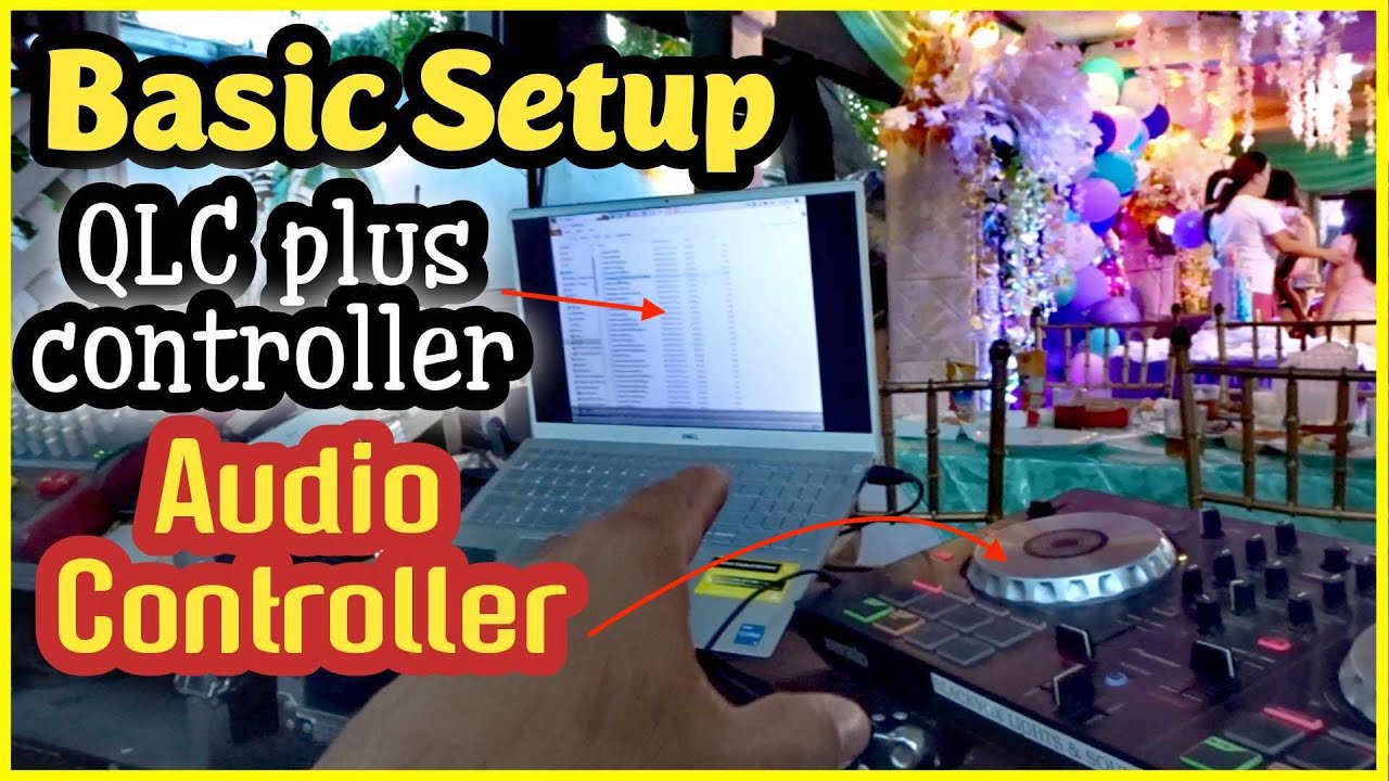 BASIC SETUP LIGHTS & AUDIO CONTROLLER #subscribers - YouTube