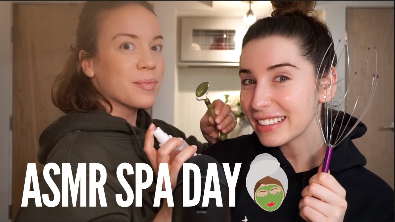Asmr Spa Treatment For Relaxation Facial Massage And Jade Roller Youtube