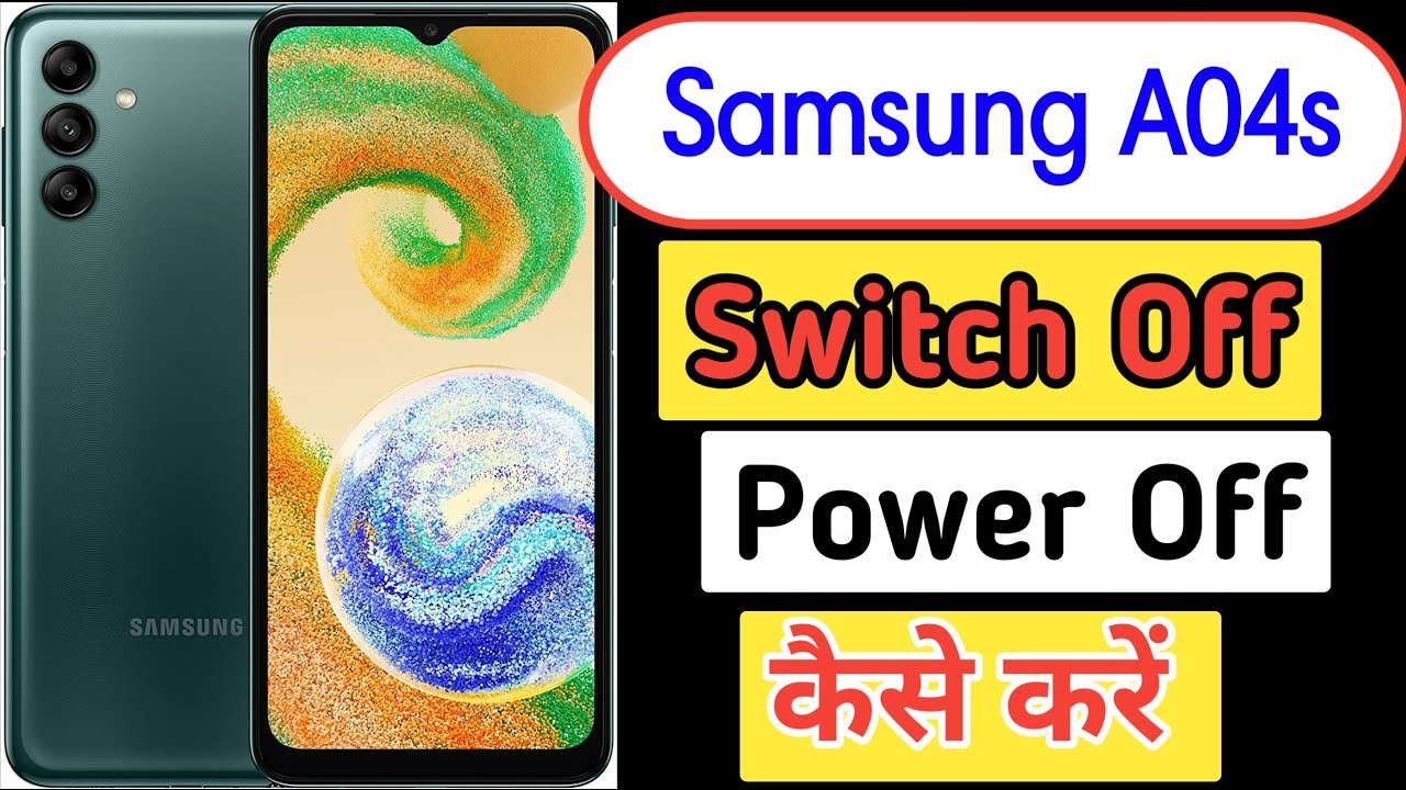 Samsung A04s Switch Off Problem | Samsung A04s Power Off Kaise Kare ...