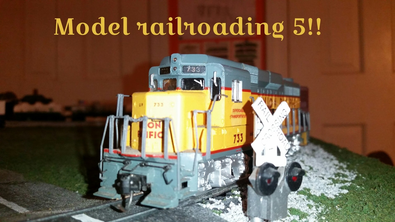 Model trains #5 - UP mixed freight train - YouTube