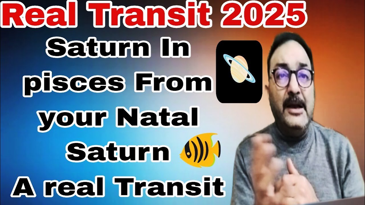 Real Transit Of Saturn From Your Natal Saturn. 😜🙏👈 - YouTube