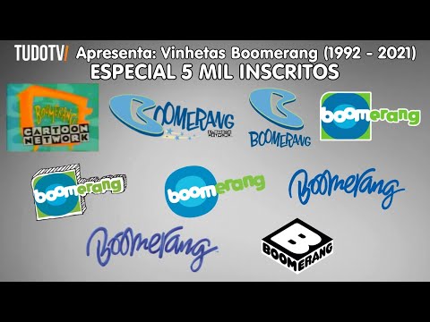 [CRONOLOGIA ESPECIAL 5K}: Vinhetas Boomerang (1992 - 2021)