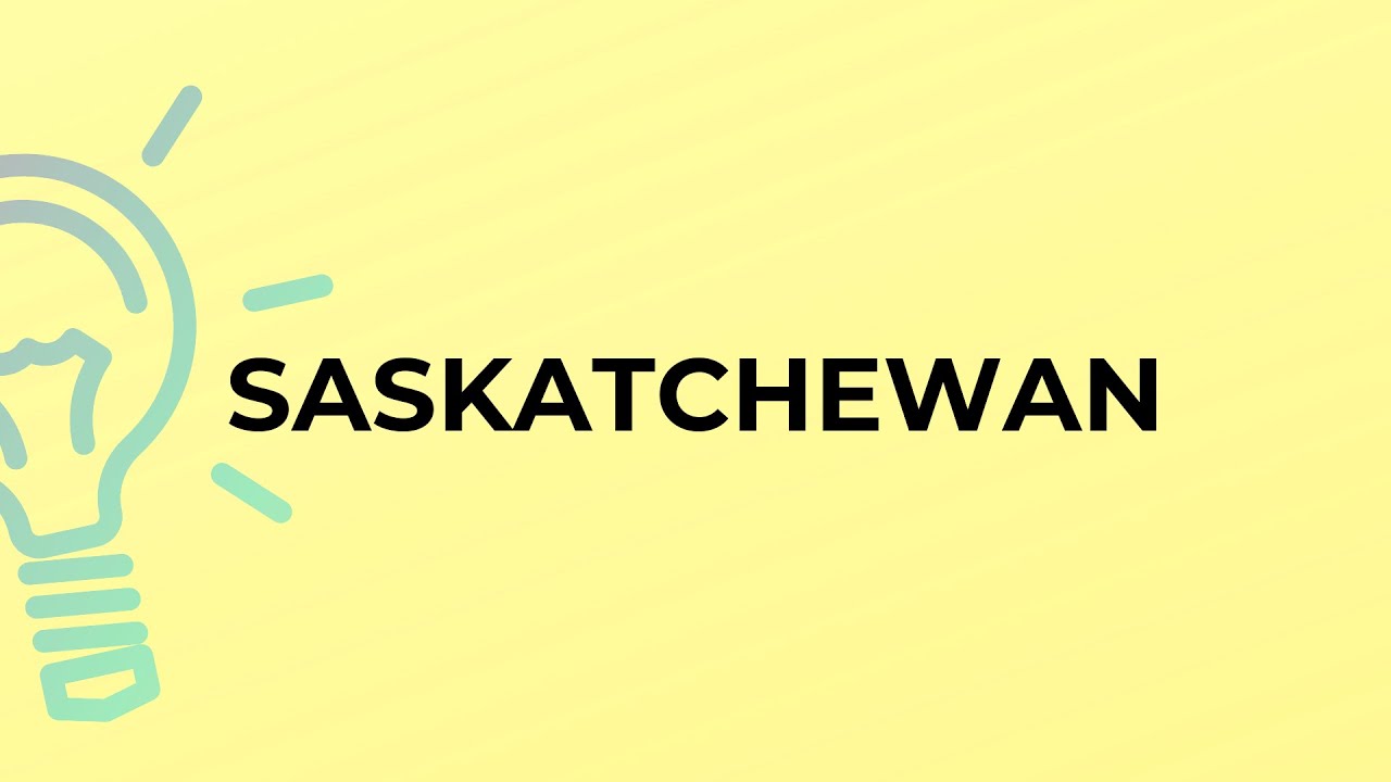 What is the meaning of the word SASKATCHEWAN? - YouTube