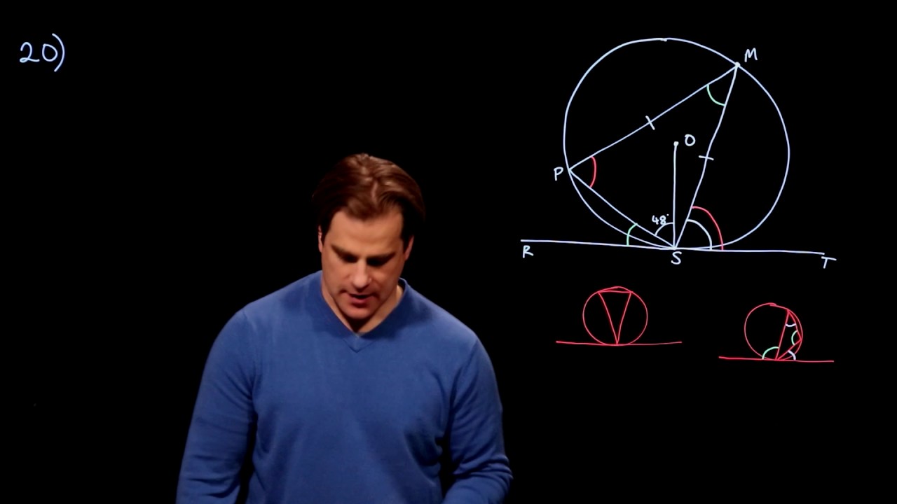 Alternate Segment Theorem Gcse Maths Edexcel 2016 Youtube