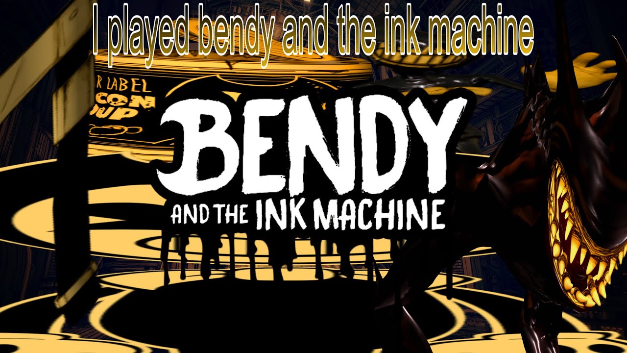 I played bendy and the ink machine.. (Chapter 1) - YouTube