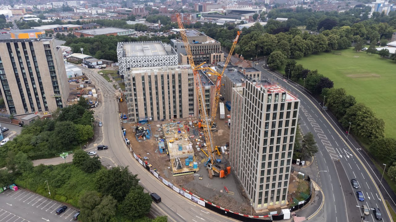 Freemen's Common construciton project by Equans, Leicester 8th July ...