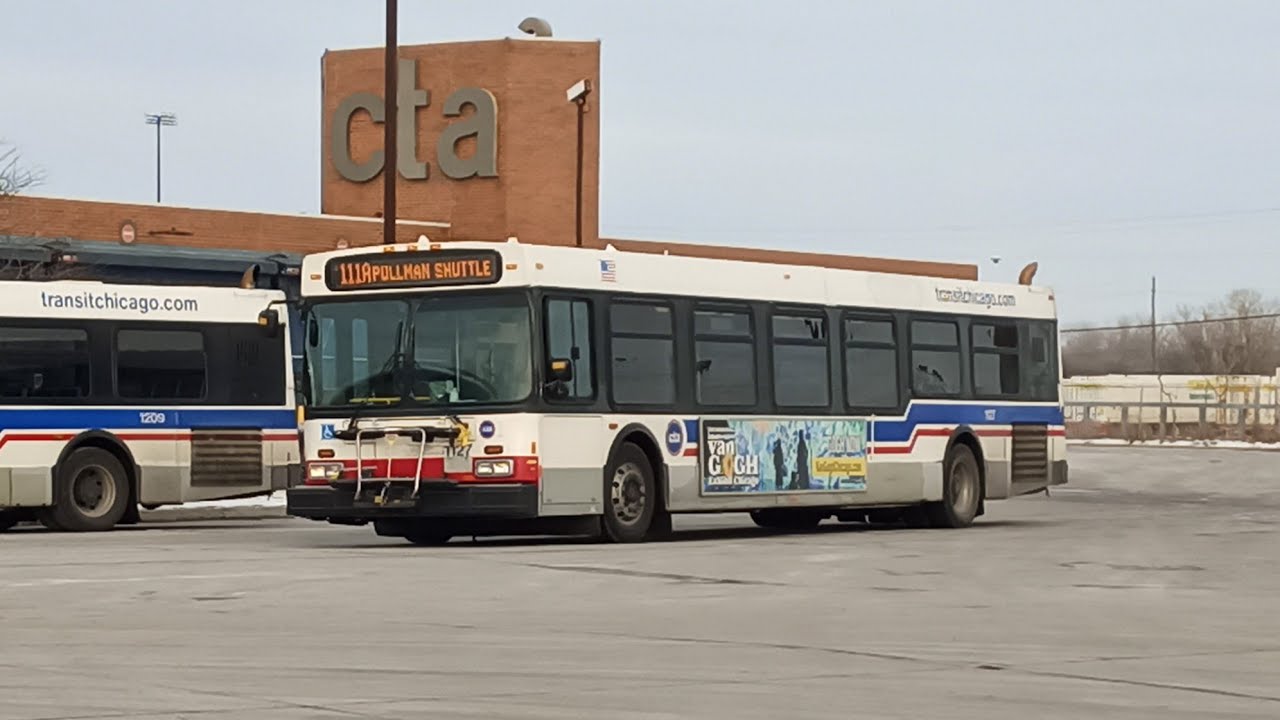 Ride On CTA 2006 New Flyer D40LF 1127 On Rt 111A Pullman Shuttle to ...