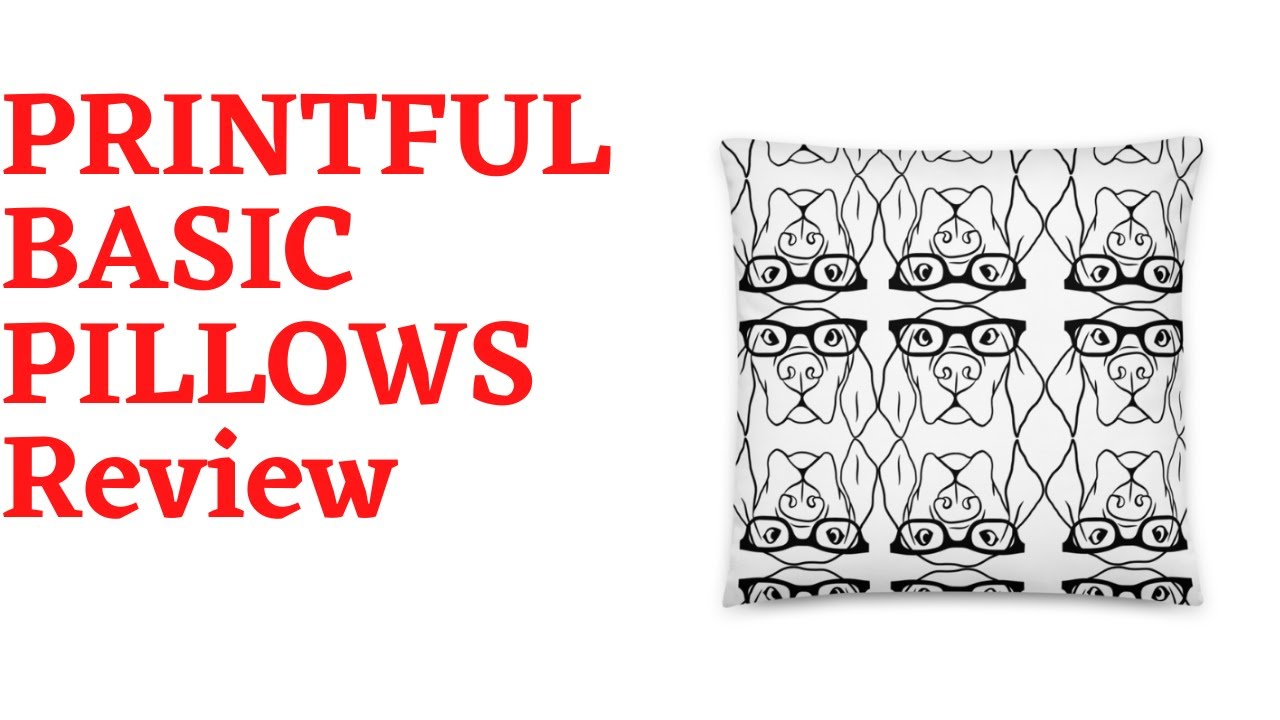 UNBOXING | PRINTFUL ALL OVER PRINT PILLOW - YouTube
