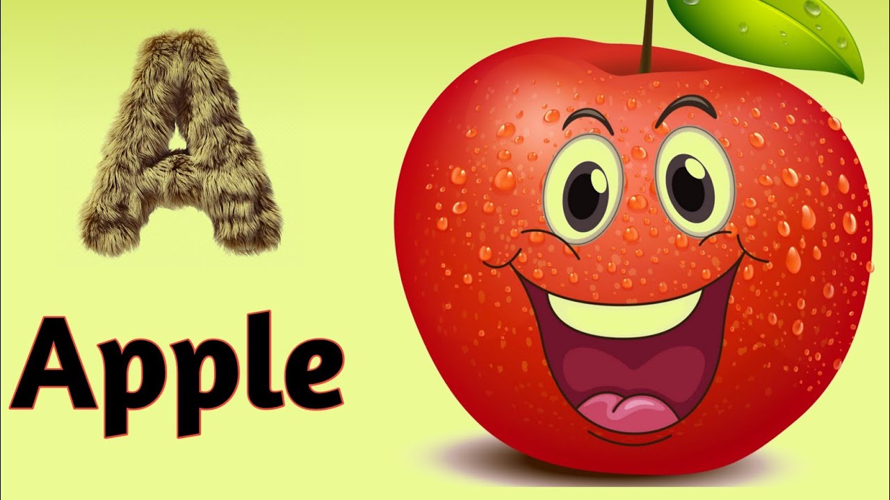 Phonic song|1234|A se anar| English alphabets|AtoZ|A for apple B for ...