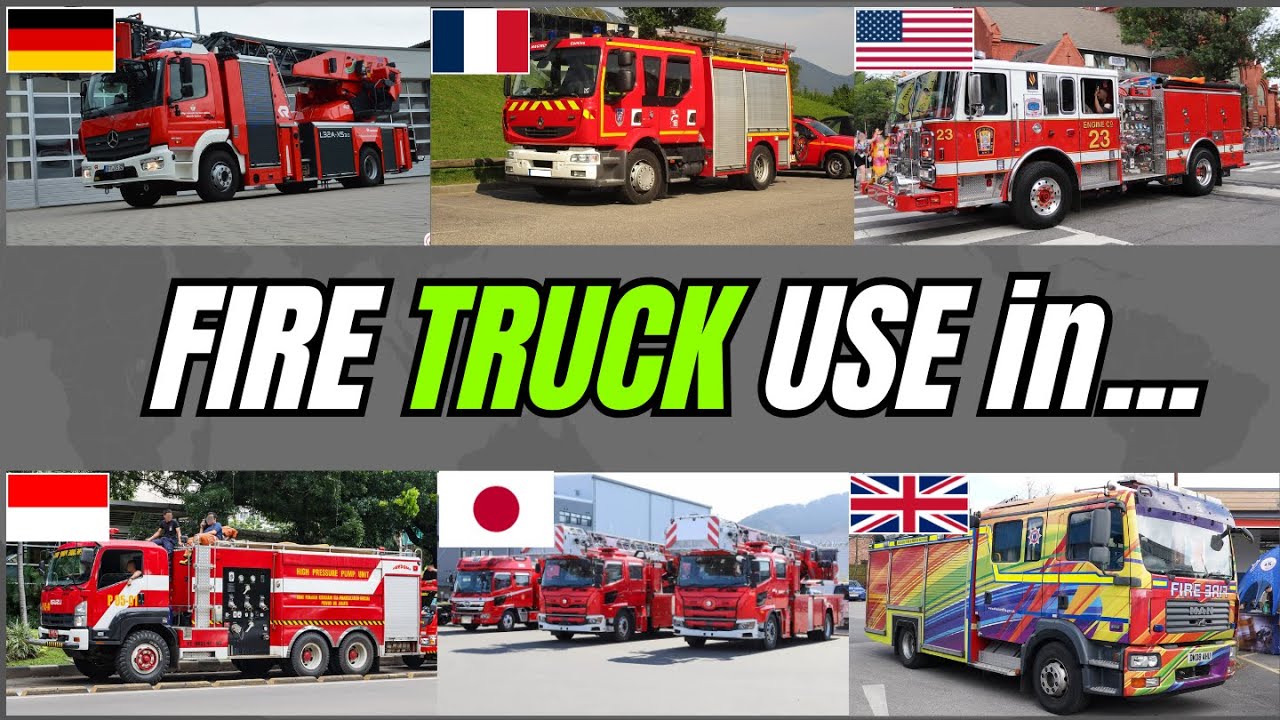Fire Trucks From Different Countries You’ve Never Seen! - YouTube