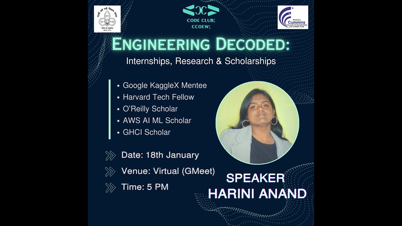 Engineering Decoded- Research, Internships and Scholarships by Harini ...