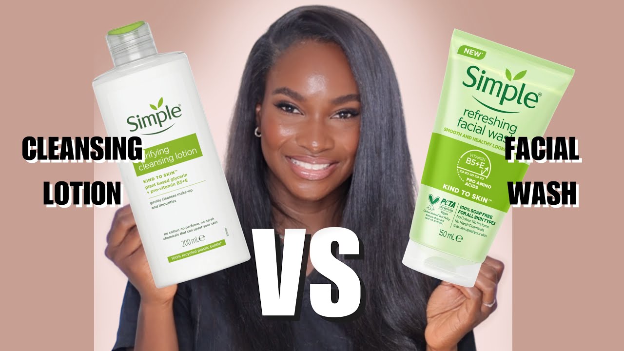 Stop Wasting Money | Simple Facial Wash vs Cleansing Lotion - YouTube