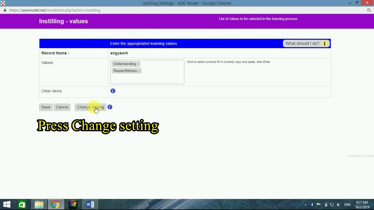CIDS Tutorial 17 Change value setting - YouTube