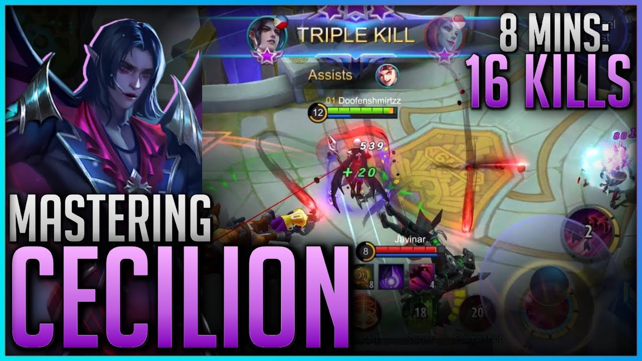 HOW TO PLAY CECILION? - MAGE KING - MLBB - YouTube