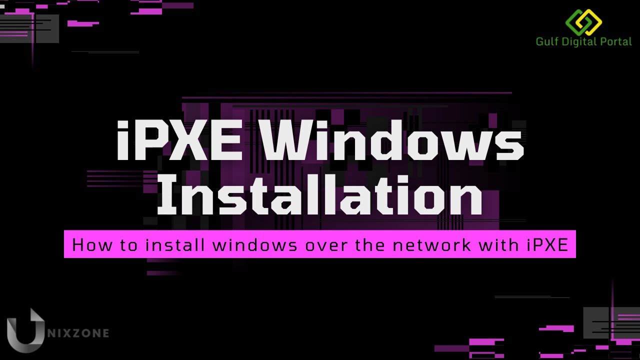 Windows Installation over the network via iPXE - YouTube