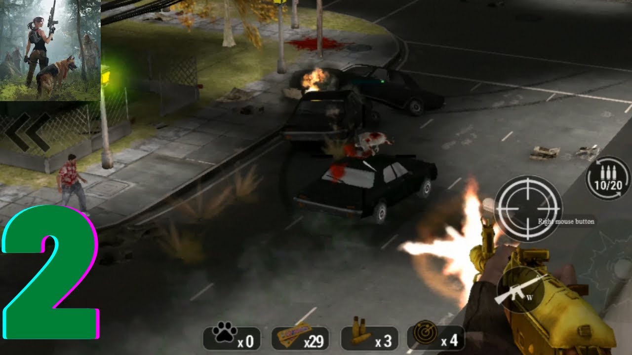 Zombie Hunter Sniper - Gameplay Walkthrough Part 2 All Level (iOS ...