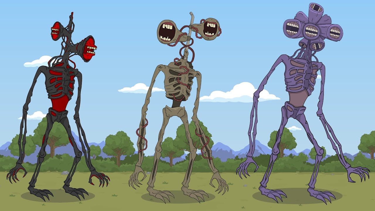 Siren Head Monster Evolution - YouTube