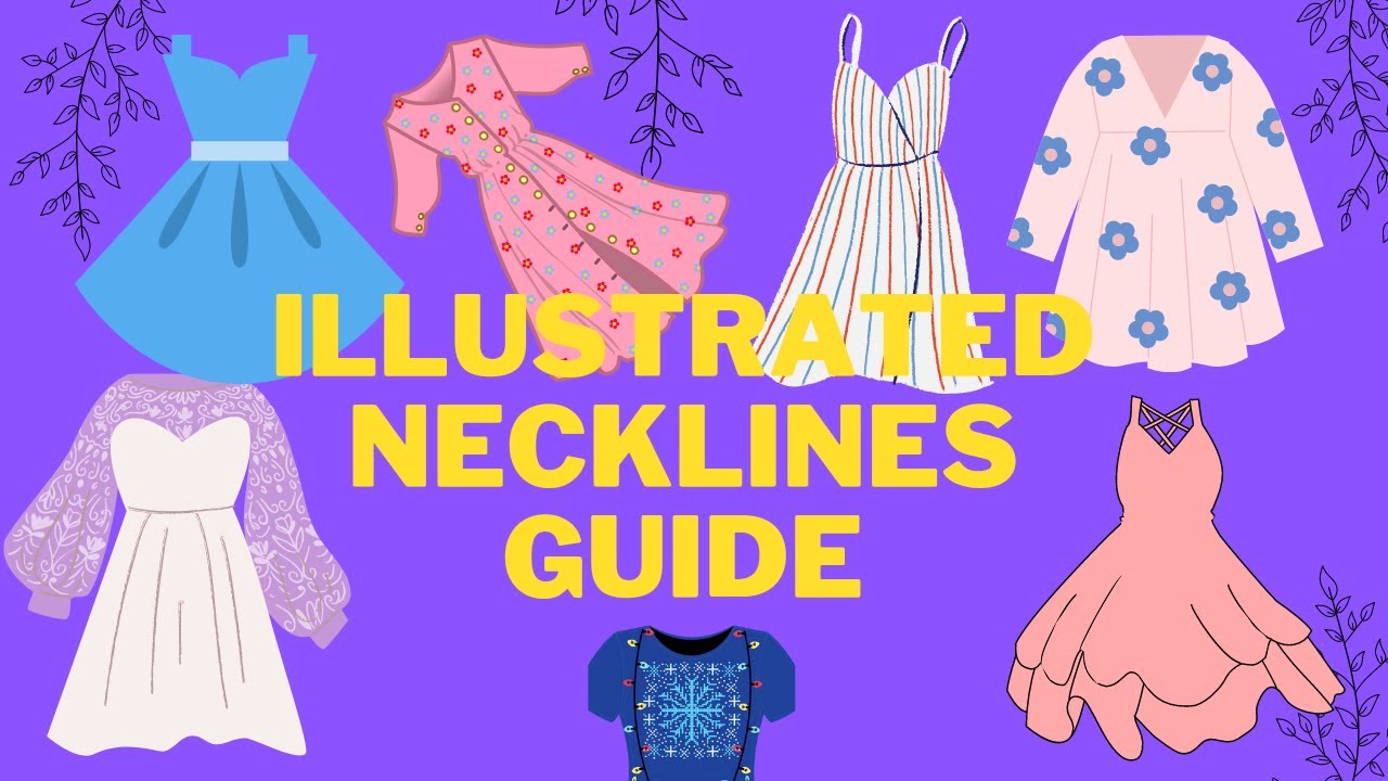 Necklines Guide | Necklines Name | Illustrated Necklines ...