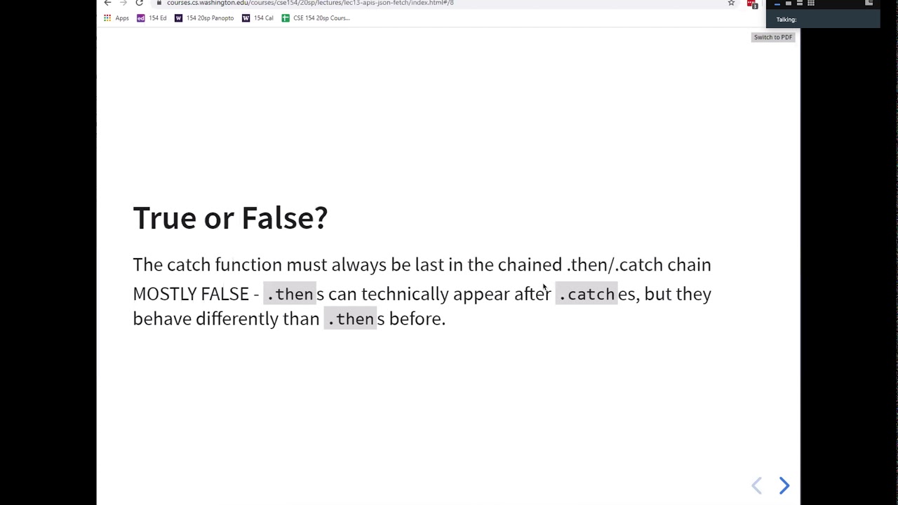 API | Class 13 | CSE154:Web Programming - YouTube