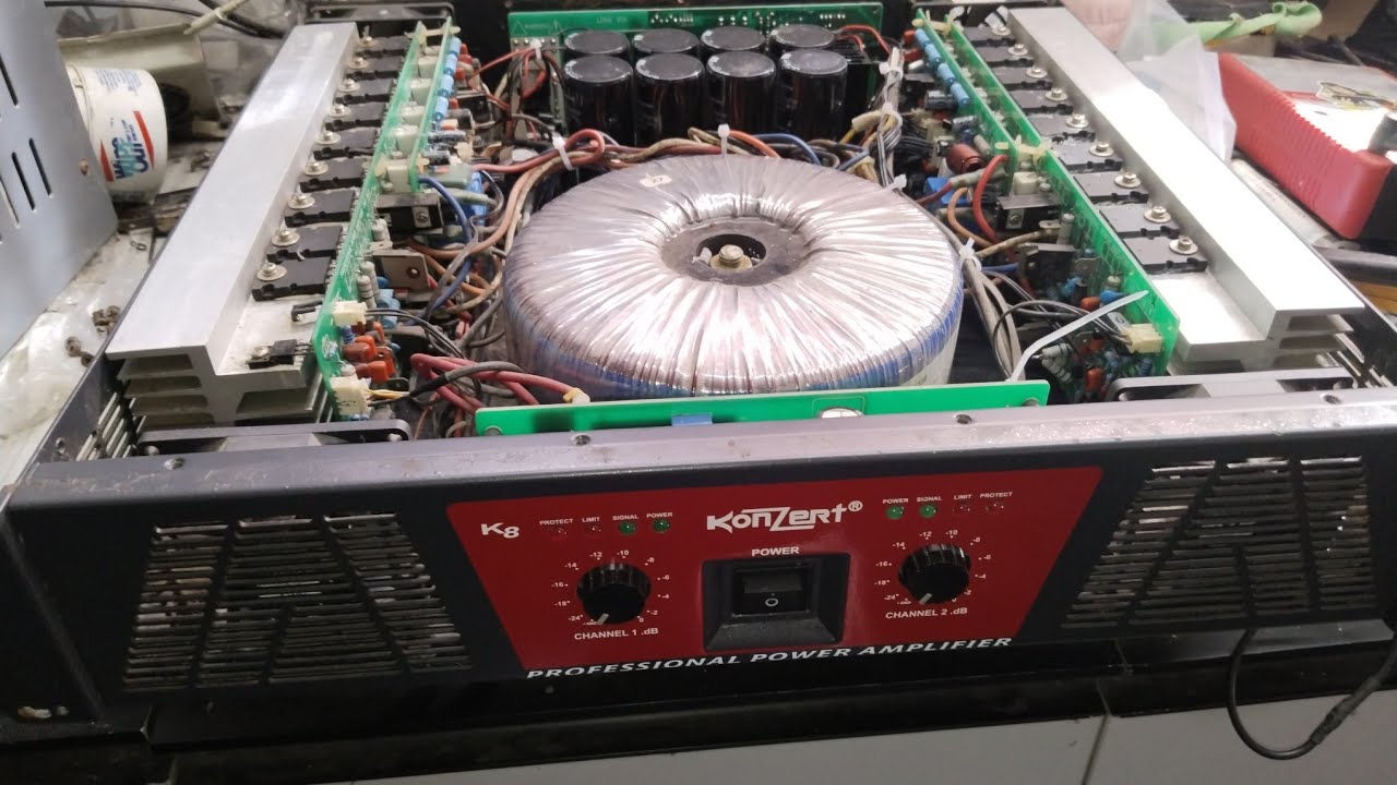 KONZERT K8 POWER AMPLIFIER GUTAY GUTAY NA DINALA SAKIN PAANU AYUSIN - YouTube