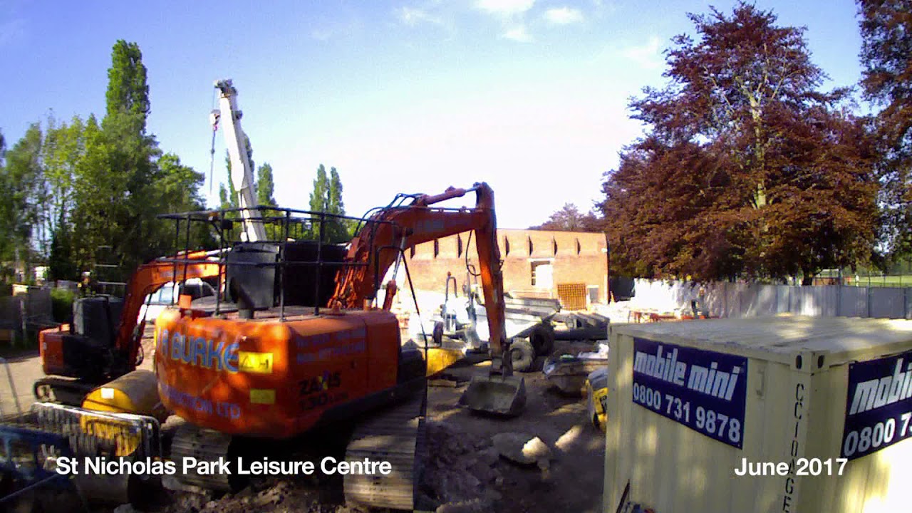 St Nicholas Park Leisure Centre Time Lapse - YouTube