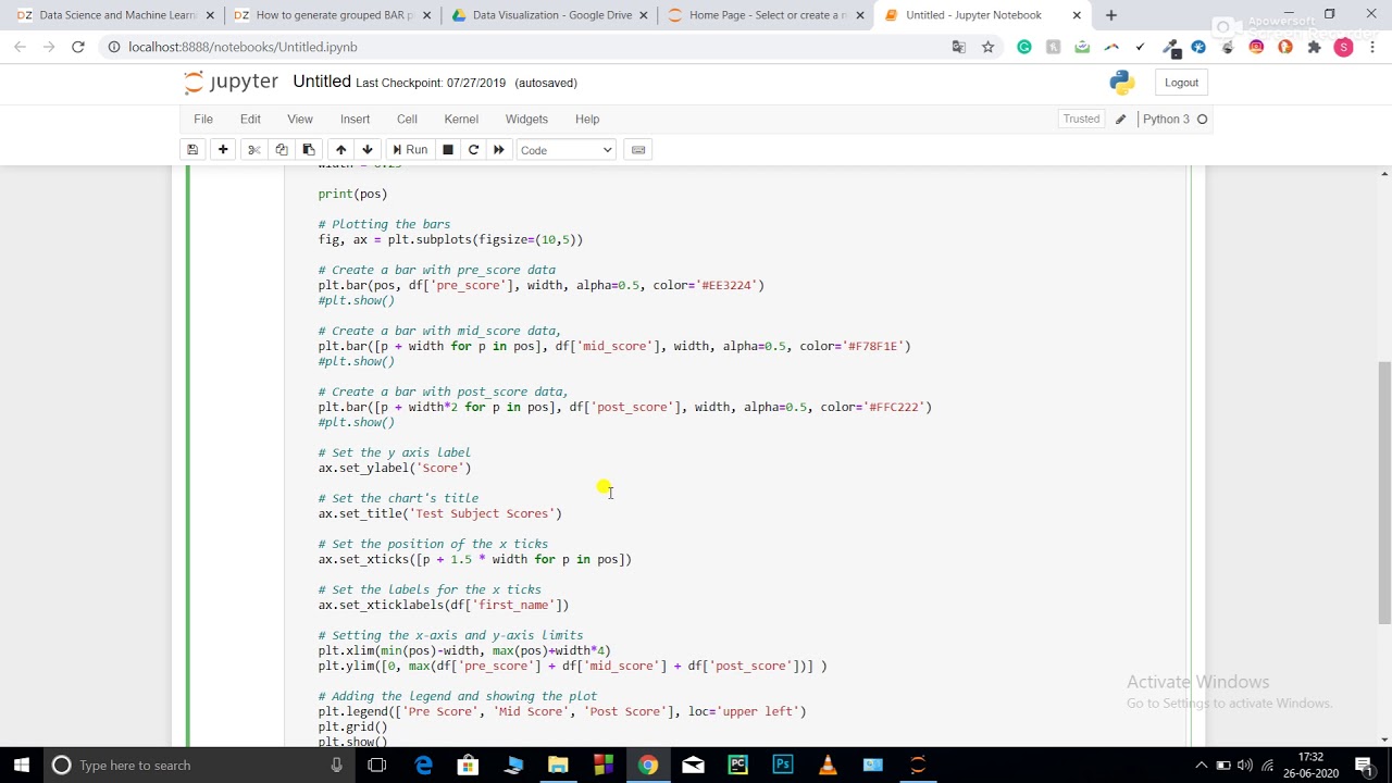 Grouped Bar Plots in Python - YouTube