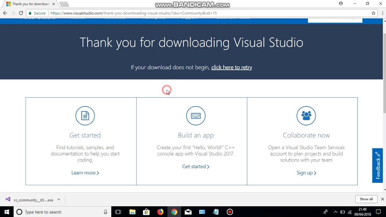 Cara Menginstall Visual Studio (Community) 2017 - YouTube