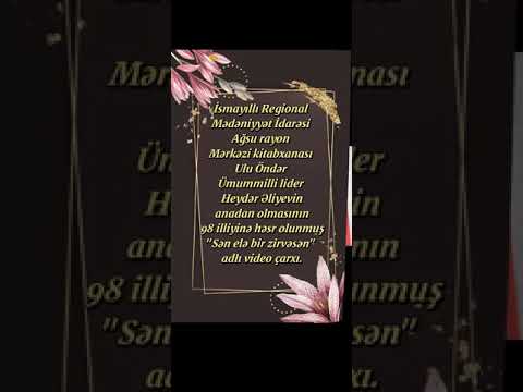 Ulu öndər Ümummilli lider Heydər Əliyevin ad günü